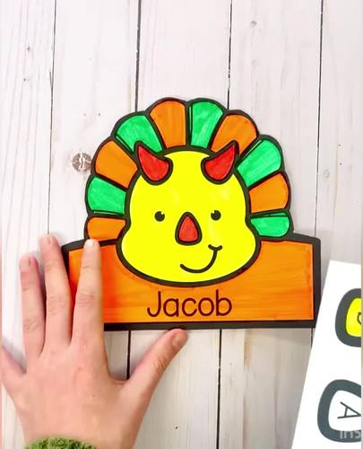 Editable Dinosaur Name Crafts by Preschool Packets | TPT