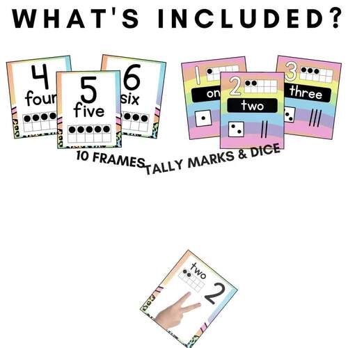 Hey Lisa! Bright & Happy Number Posters | Editable | *NEW | TPT