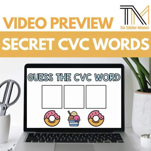 Secret CVC Words | Short I Word List | PowerPoint & Google Slides