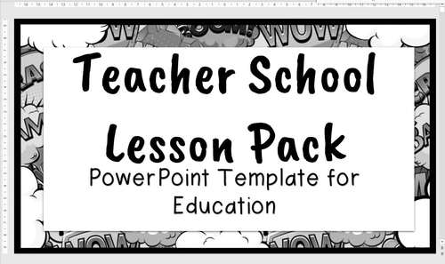 PROJECT LESSON TASK TEACHER & STUDENT POWERPOINT TEMPLATE EDU PACK 5 ...