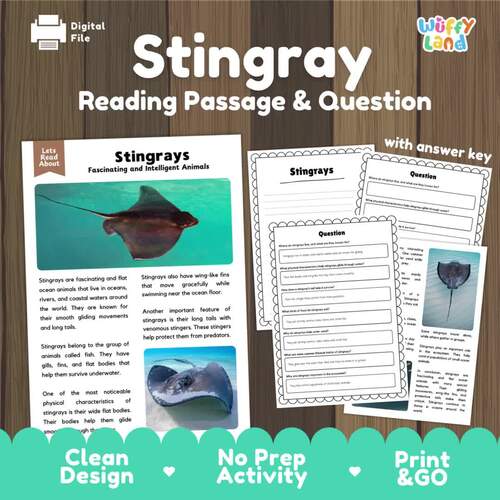 Stingray Reading Passage & Question - Reading Comprehension ...