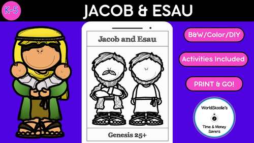 Bible Stories: Jacob & Esau by WorldSkoolie | TPT