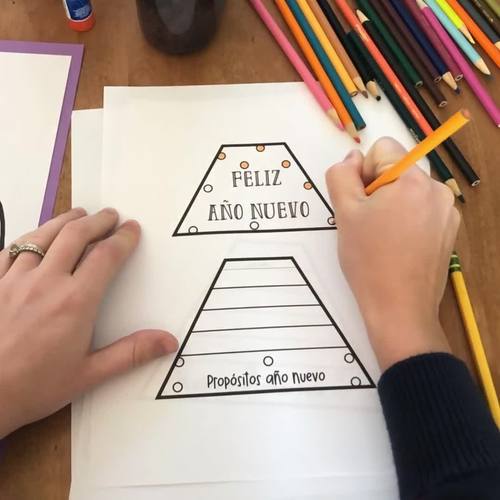 2025 AÑO NUEVO SOMBRERO DE FIESTA FLIPBOOK | Spanish Translated New ...