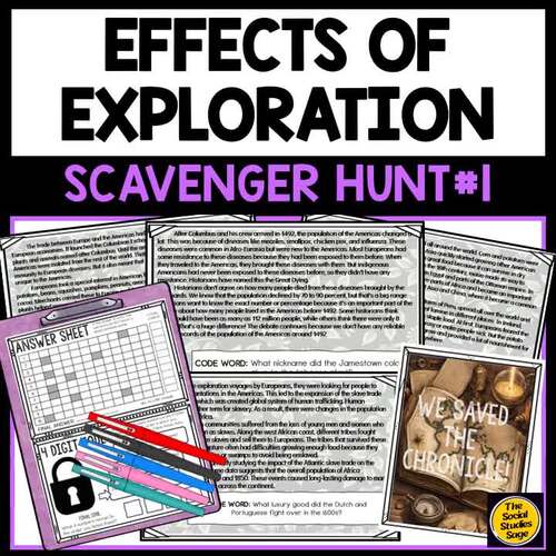 Effects of Exploration Reading Comprehension Scavenger Hunt Question Trail