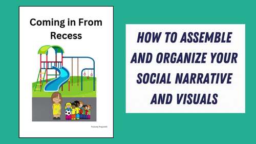 Recess Social Narrative Set by Positively Prepared | TPT