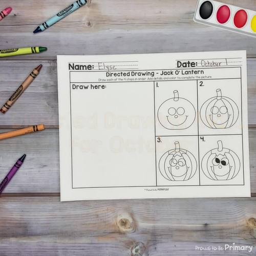 Halloween Directed Drawings | Frankenstein, haunted house, spider, bat ...