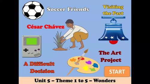 Grade 2 Unit 5 Wonders Complete Bundle of all Five Stories | TpT