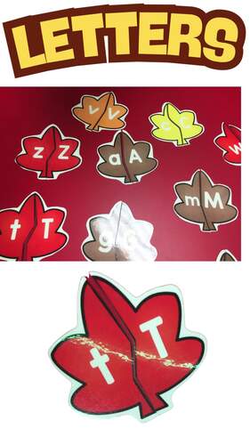 Fall Leaves Math & Literacy Centers | Numbers, Counting, Letters & Phonics