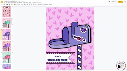 Digital Valentines Day Cards & Mailbox Activity for Virtual Valentine ...