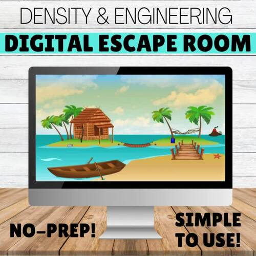 Calculating Density Escape Room - MS-PS1-2 Digital Review Activity ...