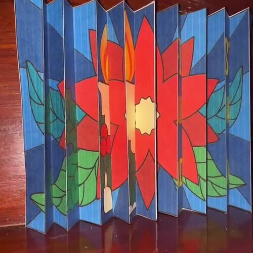 First week of Advent Agamographs Art Project Craft | Advent Week Activities