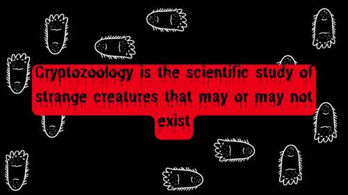 Cryptozoology Activity Workbook by Sapientom | TPT