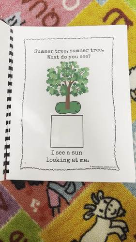 Summer, Summer, What do you See | Season Interactive Book | TPT