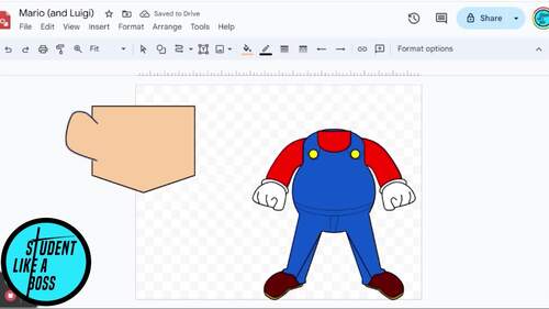 Mario And Luigi Designs On Google Drawings Advanced Level STEAM Lesson