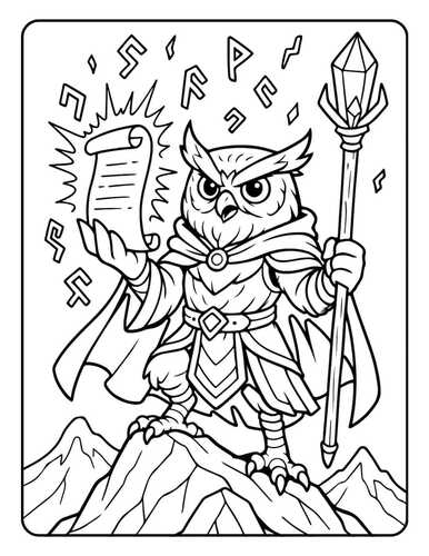 Animal Warrior Coloring Pages | 45 Fantasy Battle Creatures for Teens ...