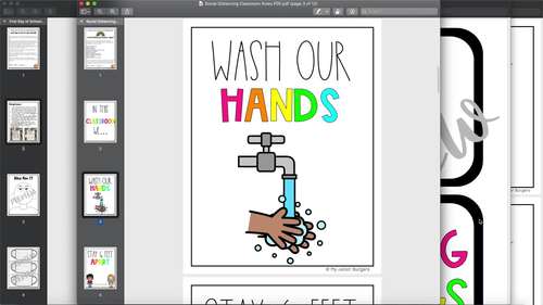 Social Distancing Bundle! | Rainbow by My Junior Burgers | TPT