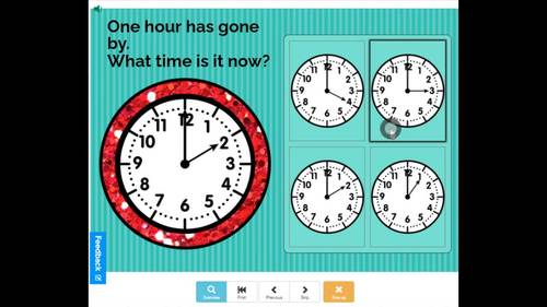Elapsed Time By the Hour Boom Learning Task Cards by The 4x6 Store