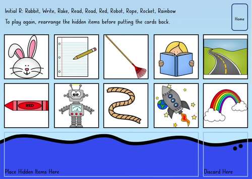 Digital Thanksgiving Articulation Game - Find The Hidden Mayflower