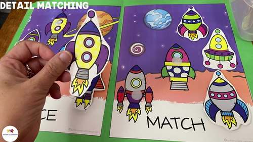 Transportation Themed File Folder Activities Basic Matching for Special