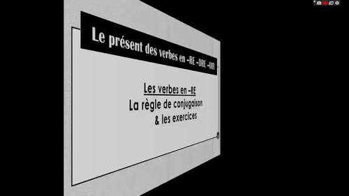 Le Rendez-Vous Conjugaison : le PRÉSENT des verbes en -RE, -DRE -OIR