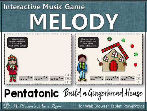 Winter Music Activity Solfege Interactive Elementary Game Pentatonic