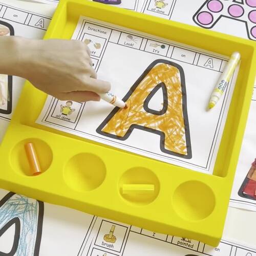 Alphabet Visual Art Projects GROWING BUNDLE for Preschool Autism ...