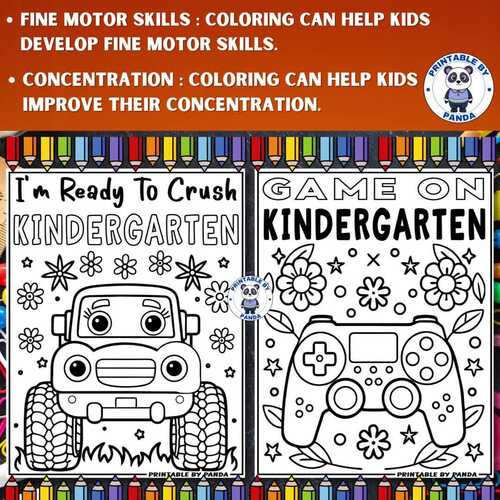 First Day Of Kindergarten Coloring Pages Sheets : Back To School ...