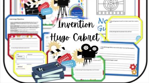 The Invention of Hugo Cabret by Selznik Novel Unit by Mrs Lena | TPT