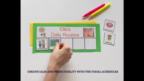 DAILY ROUTINES FOR HOME VISUAL SUPPORTS & SCHEDULES EDITABLE Autism ...