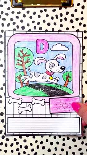 Animals Coloring Pages | Animal Facts Coloring Book | ABC Class Book