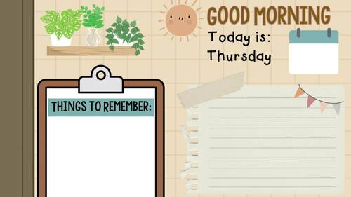 BOHO Morning Slides | Morning Message Slides| Google Slides Classroom ...