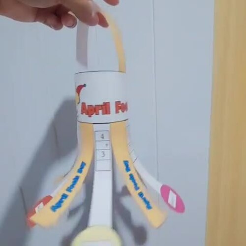 April Fools Day Windsock Craft Math/April Fool's Craft Activities Math ...