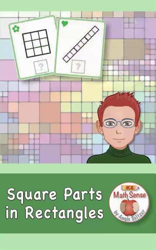 Square Parts in Rectangles: Math Sense for Area Card Games & Activities ...