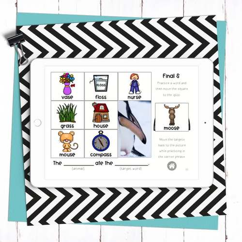 Arctic Animals Mystery Pictures Articulation Boom Cards by Thumb Bunny ...