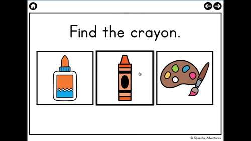 School Themed Vocabulary Boom Cards™ by Speechie Adventures | TPT