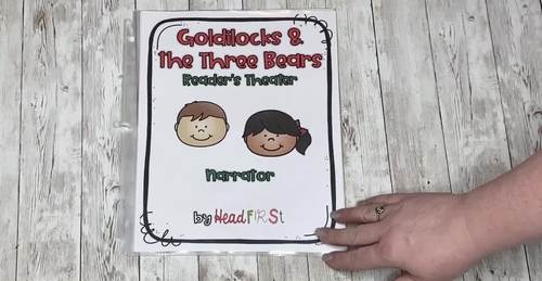 Reader's Theater Script for Goldilocks and the Three Bears Fairy Tale