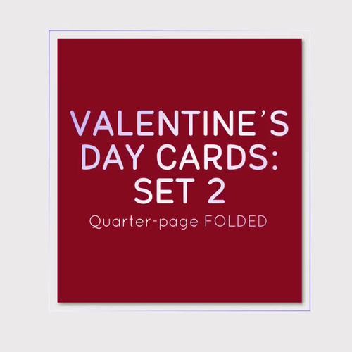 Send a Valentine to a Friend with Valentine’s Day Cards Set 2 | TpT