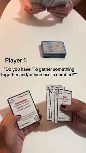 Vocabulary Go Fish Set A | 4th & 5th Grade ELA | Printable Reading ...