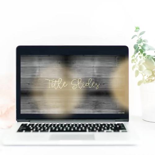 Google Slides Templates + Powerpoint Farmhouse Theme Distance Learning ...