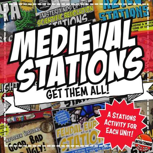 Medieval World History Stations l 7th Grade Social Studies Activities ...