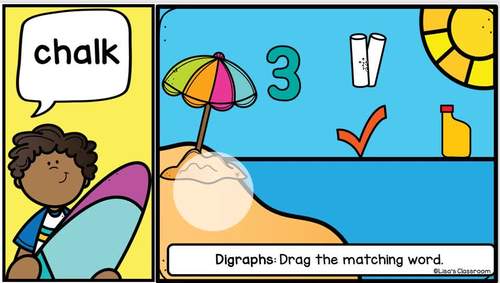 SUMMER May Theme Digraph Diagraph -ONLINE Distance Learn Google Digital ...