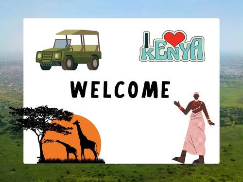 NO PREP All About KENYA PowerPoint Presentation, 3rd 4th 5th Grade ...