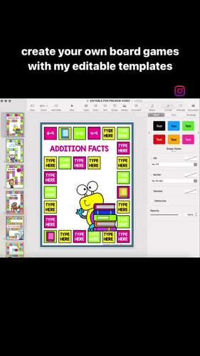 12 Editable School Board Games for Any Subject {Personal Use} | TPT