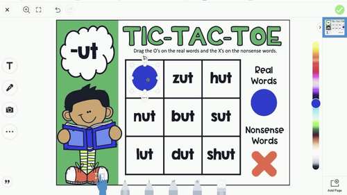 Short U Word Families Distance Learning Activities {Seesaw, Google Slides}