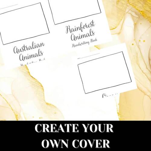 ULTIMATE ANIMALS BUNDLE | 10 FUN Cursive Handwriting Practice Packets ...