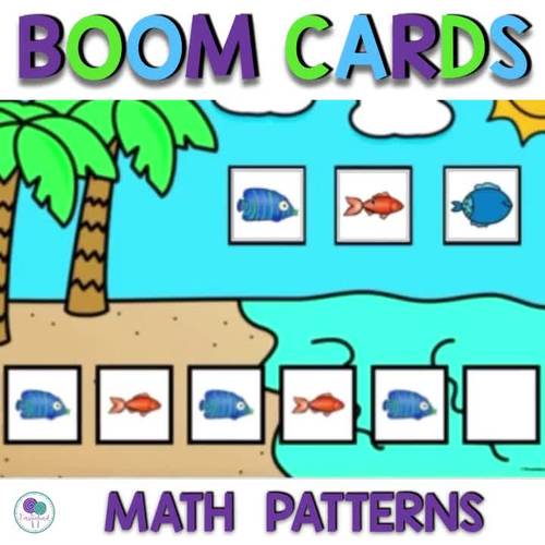 Boom Cards - Math Patterns by Firstieland | TPT