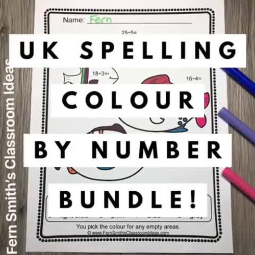 Colour By Number Ocean Animals Add Subtract Multiply Divide UK Version ...