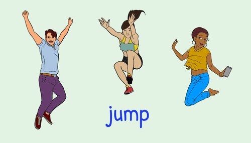 Distance Learning: Basic English Action Verbs | Video #2 | Text | TPT