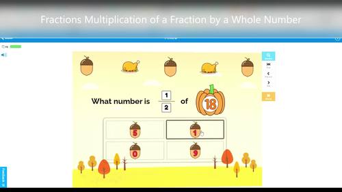 Multiplying Whole Numbers by Fractions Boom Cards by Language Forum