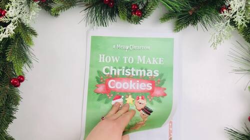 2nd Grade Winter Christmas Cookies Reading Lesson RI.2.1 Ask & Answer ...